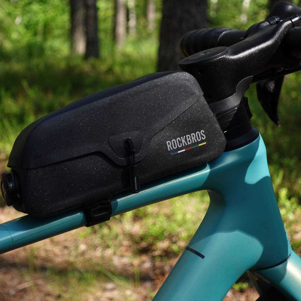 ROCKBROS Full Waterproof Magnetic Top Tube Bike Frame Bag – 0.6L/0.9L