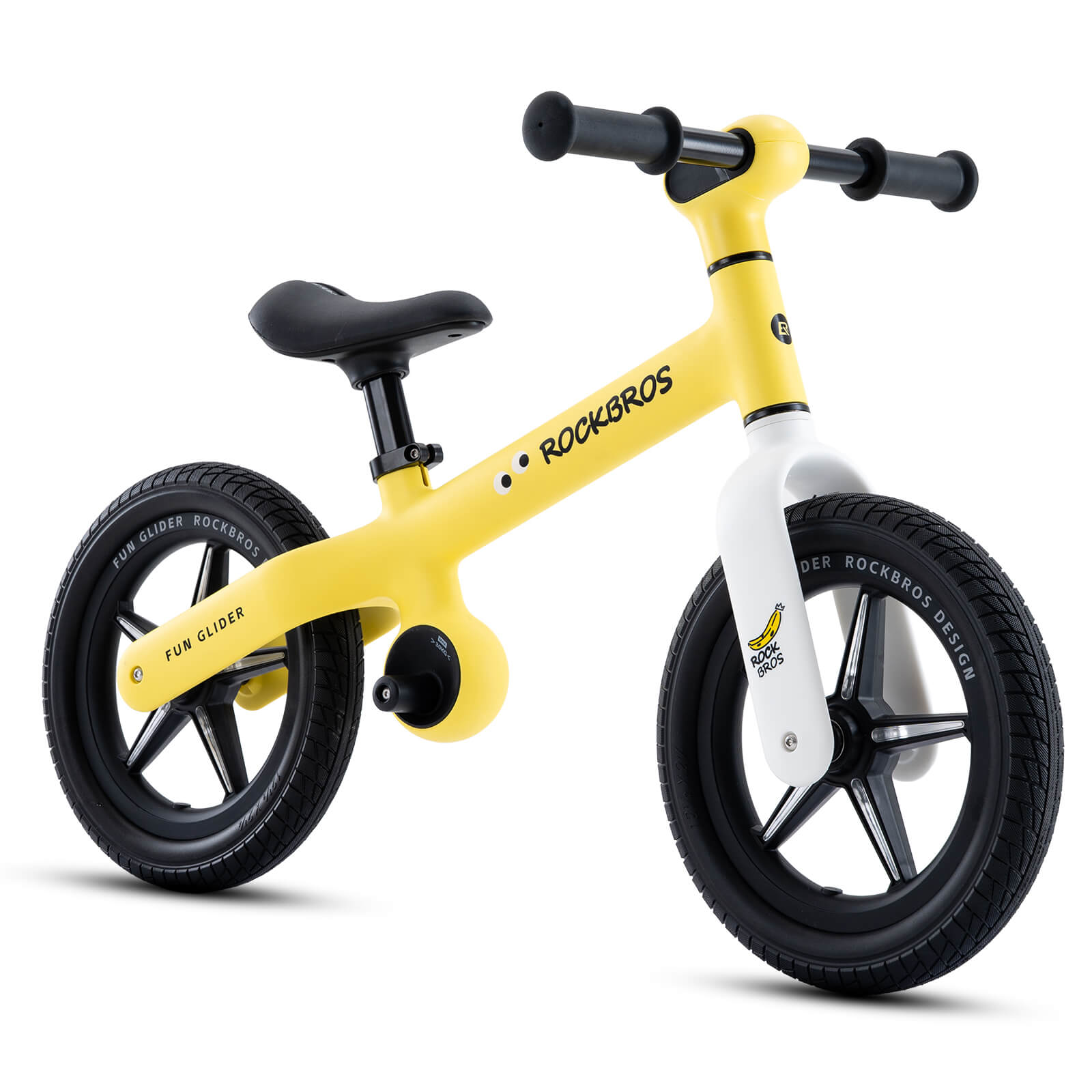 Battery-Free Light-Up Wheel Kids Balance Bike 12-Inch for Ages 2-6 ...