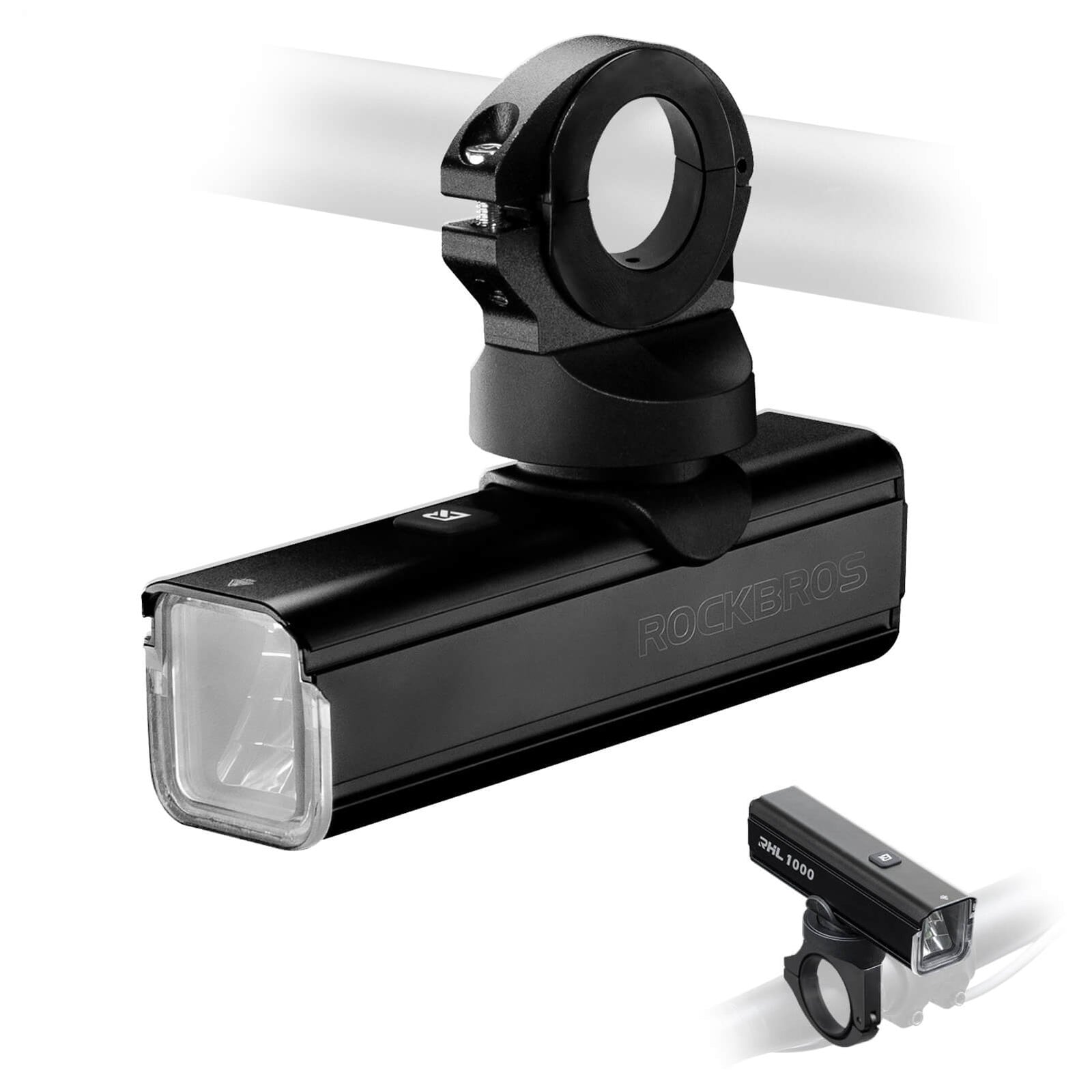 ROCKBROS RHL1000 Bike Front Light 1000 Lumens Waterproof Bike Light