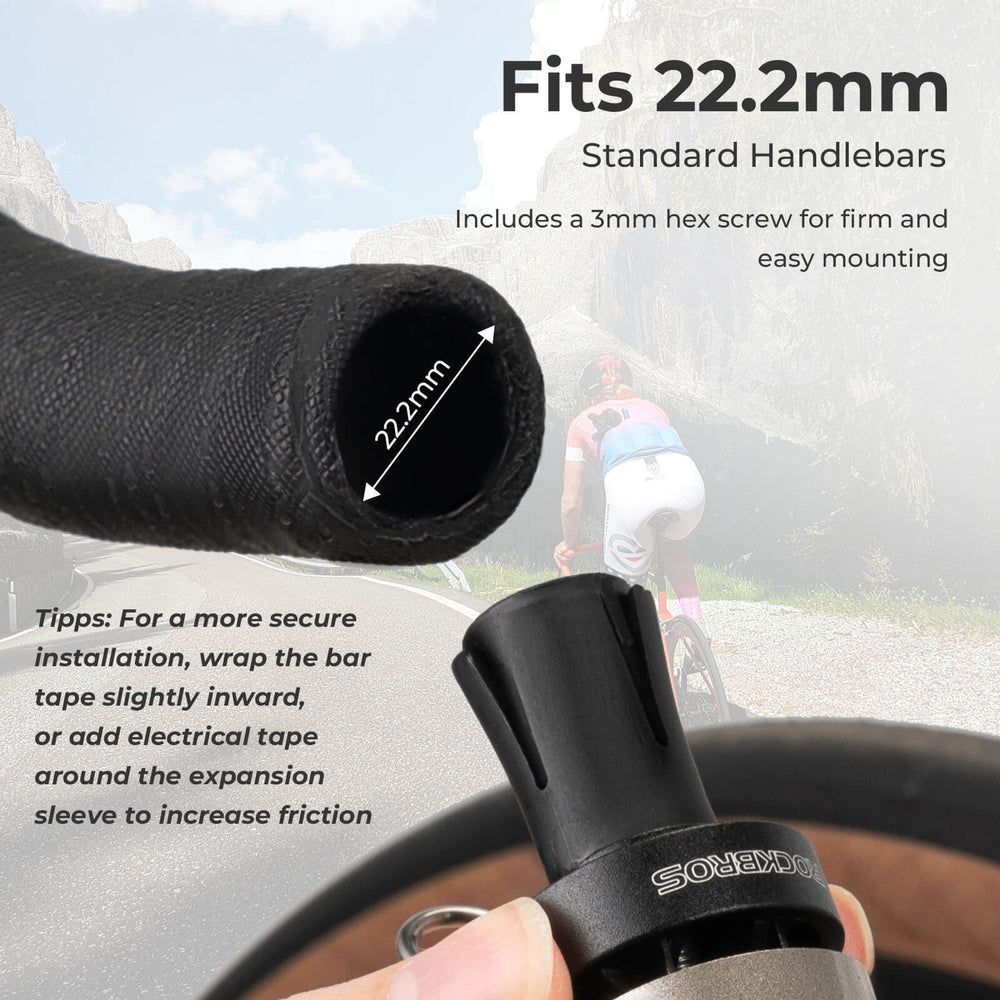 ROCKBROS Road Bike Handlebar End Bell – Loud, Easy to Install, Splash ...